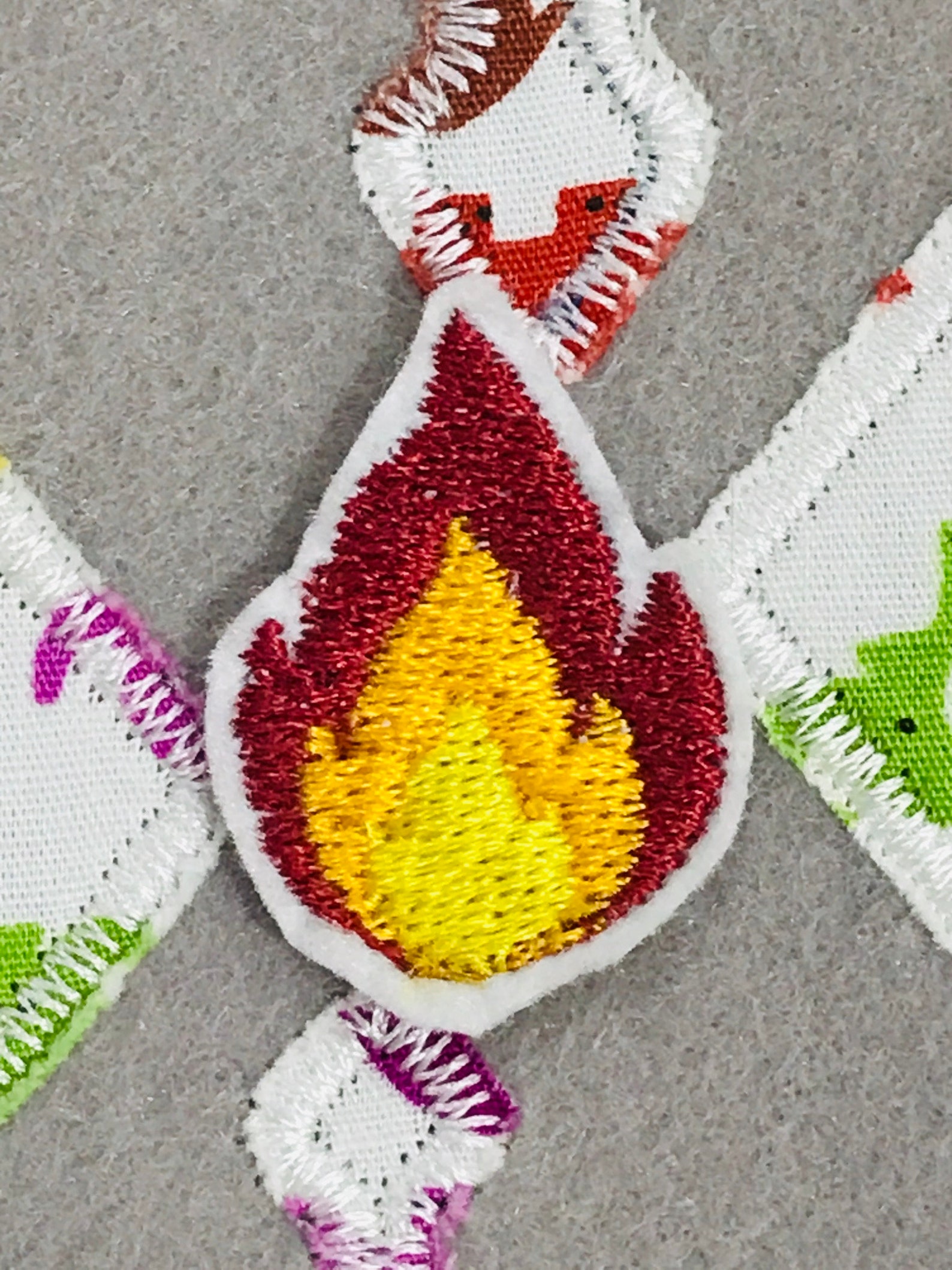 Mini Fire Embroidery Design Small Fire Machine Embroidery - Etsy