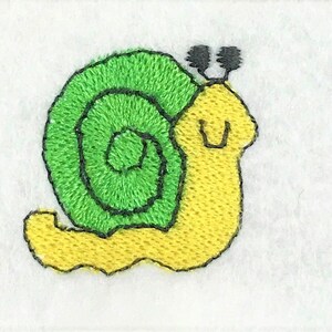 Mini Snail Embroidery Design, Small Snail Machine Embroidery Designs ...