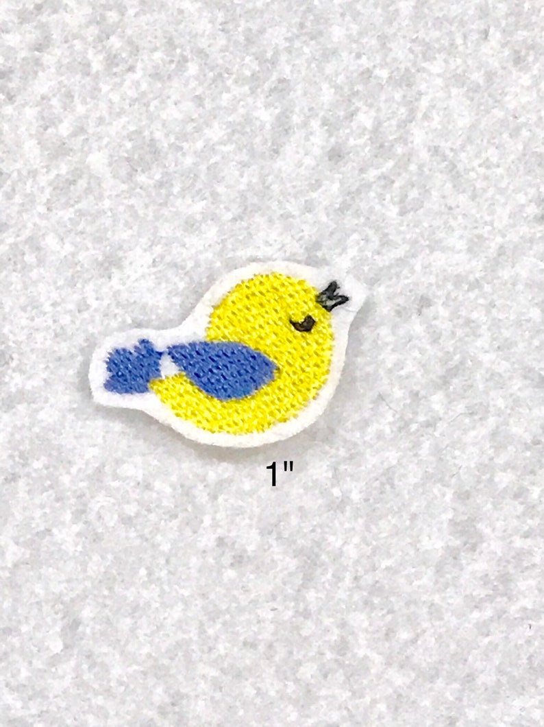 Mini Bird Machine Embroidery Small Bird Machine Embroidery | Etsy