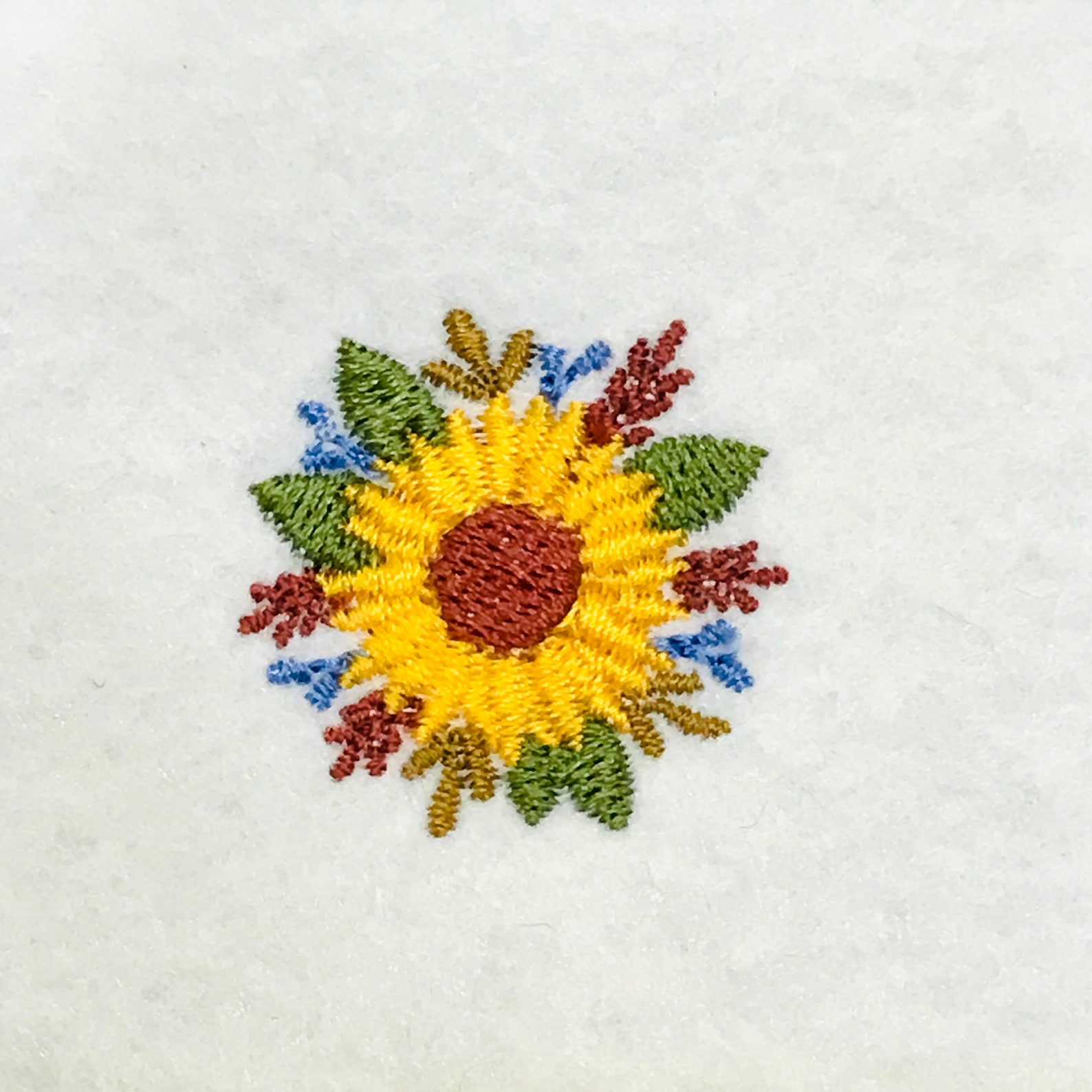 Mini Sunflower Embroidery Design Small Sunflowers Machine - Etsy