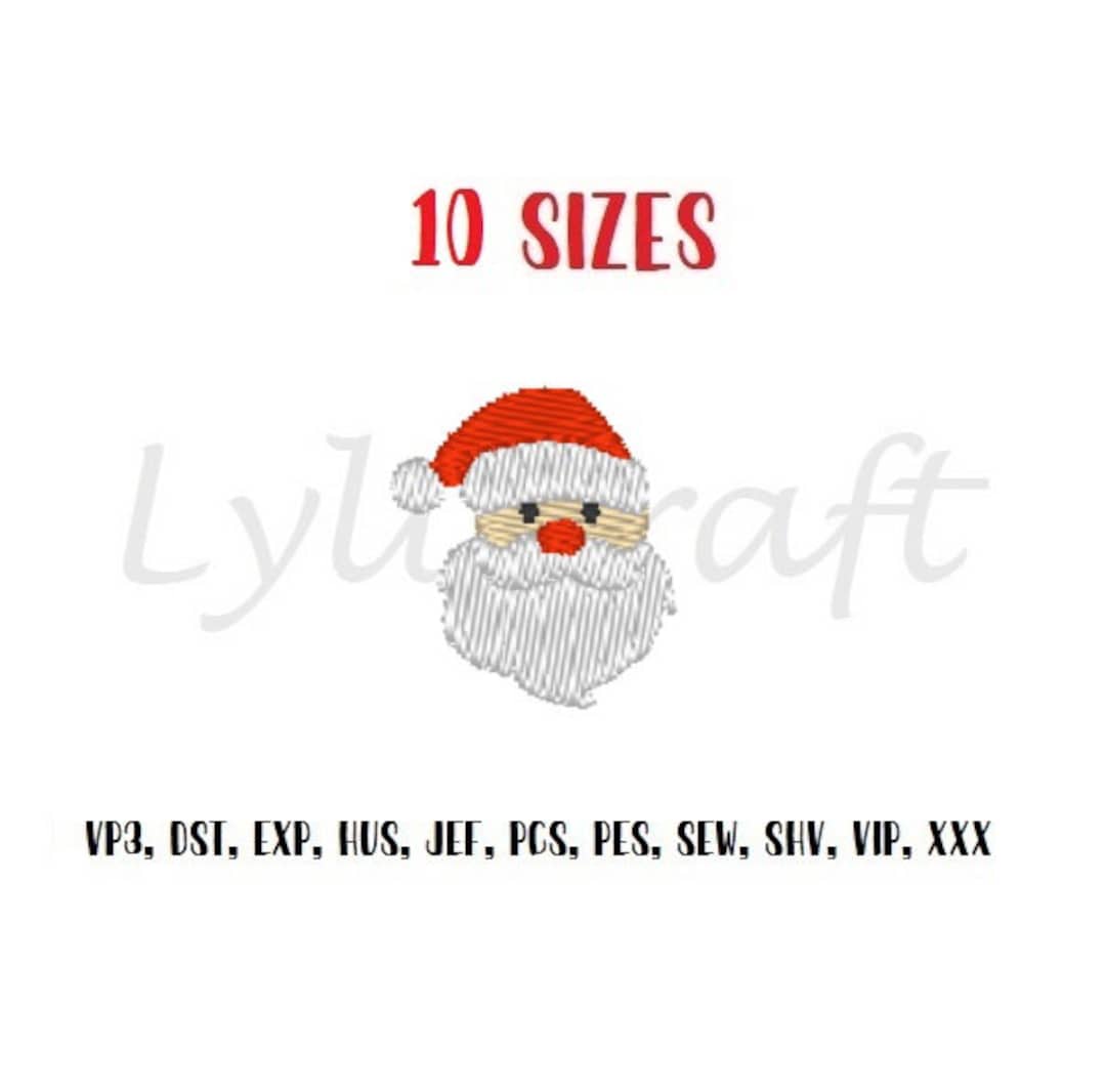 Mini Santa Embroidery Design, Mini Santa Clause Embroidery Designs ...