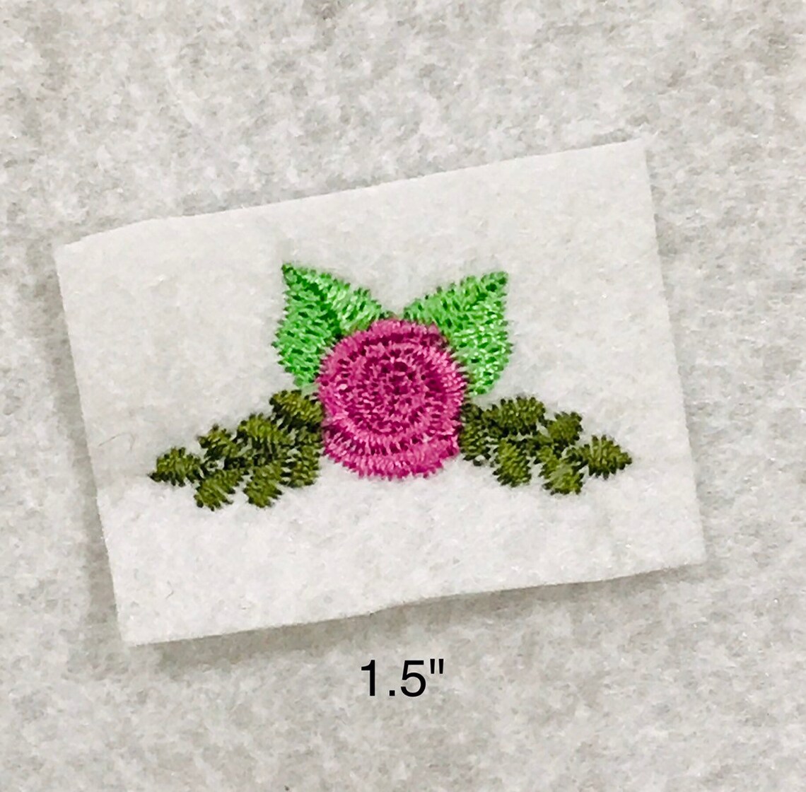 Mini Rose Embroidery Design Small Rose Embroidery Designs - Etsy