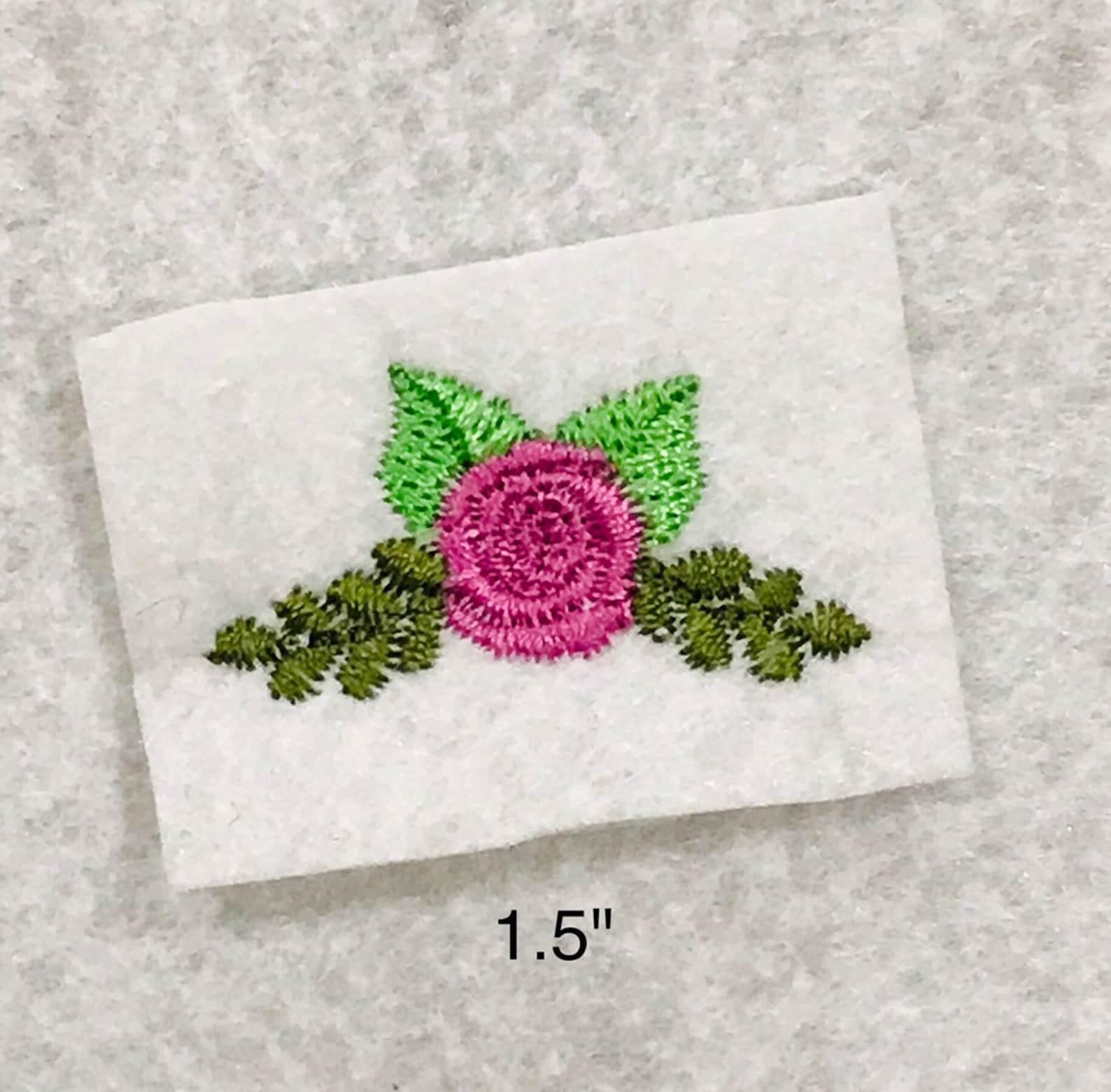 Mini Rose Embroidery Design Small Rose Embroidery Designs - Etsy