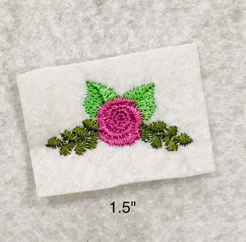 Mini Rose Embroidery Design Small Rose Embroidery Designs - Etsy
