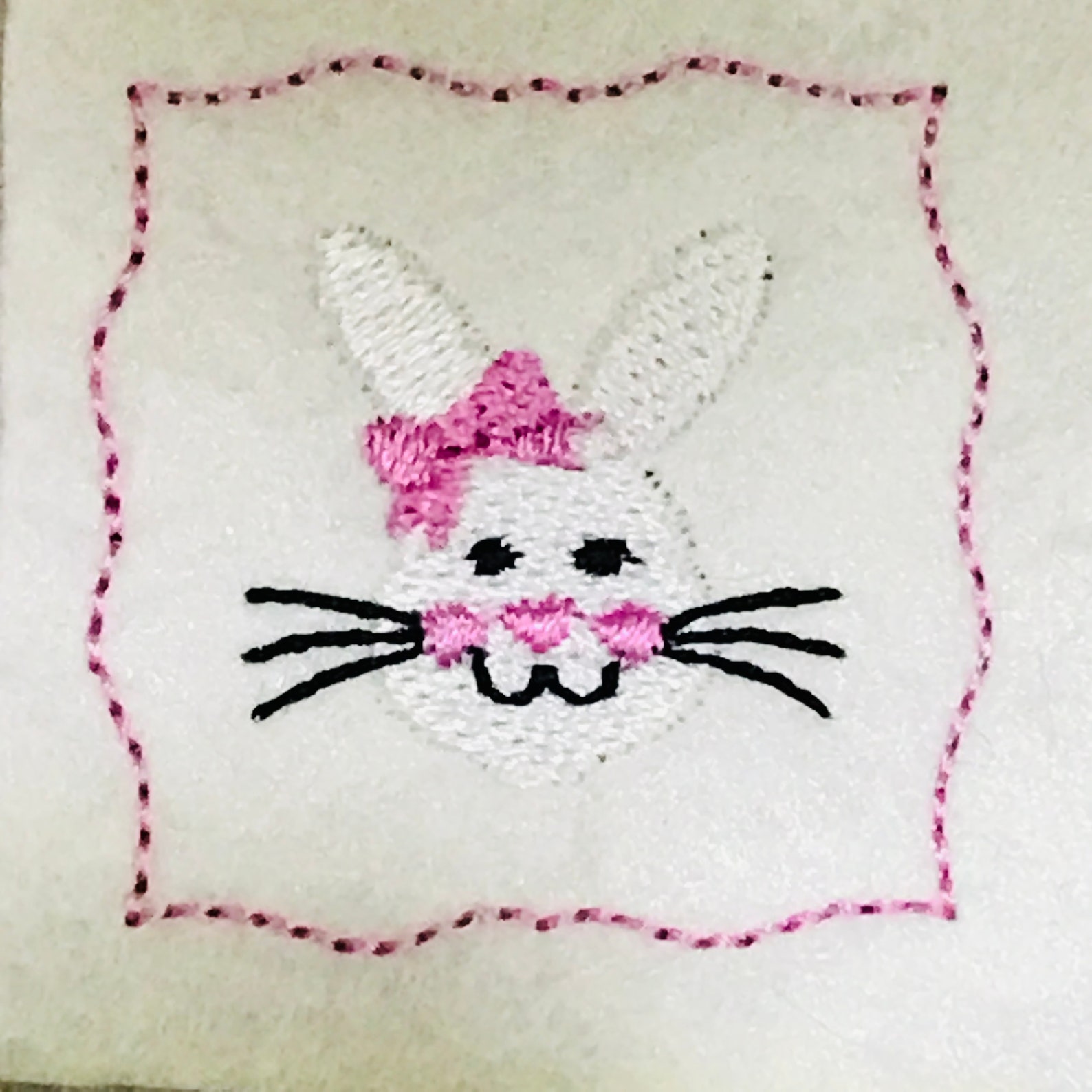 Mini Bunny Embroidery Design, Small Bunny Machine Embroidery Design ...