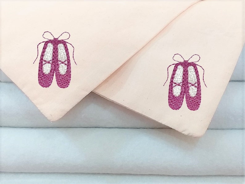 Mini Ballet Shoes Embroidery Design Small Ballet Shoes - Etsy