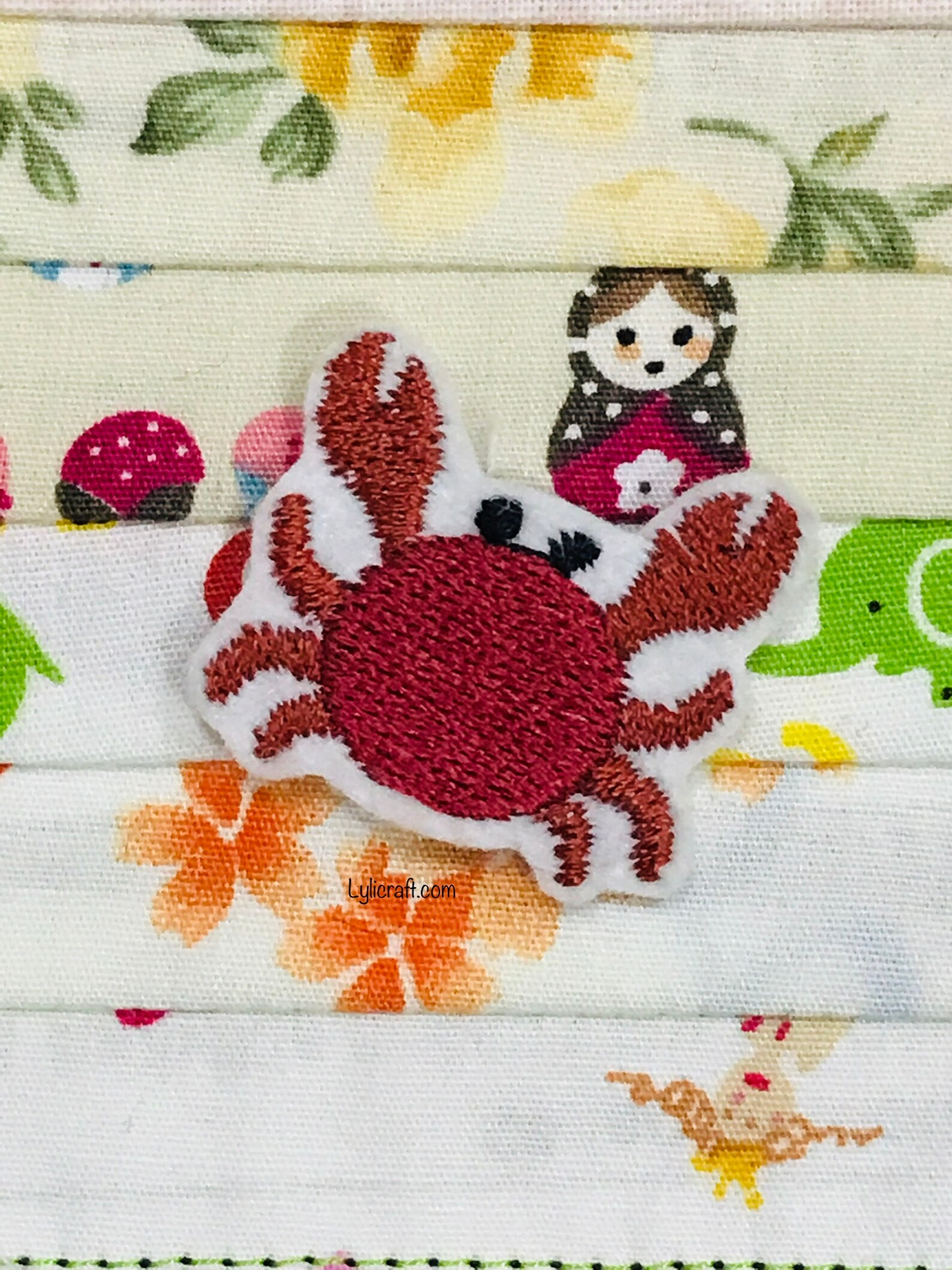 Mini Crab Embroidery Design, Crabs Embroidery Designs, Mini Crabs ...