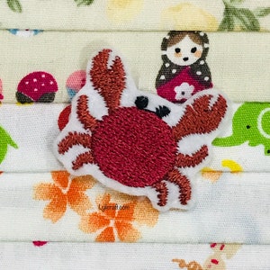 Mini Crab Embroidery Design, Crabs Embroidery Designs, Mini Crabs ...