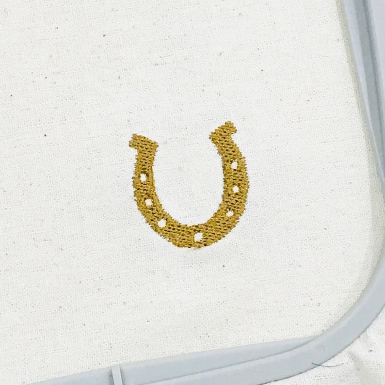 Mini Horse Shoe Embroidery Design, Horseshoe Embroidery Design, Mini ...