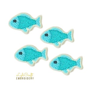 Mini Fish Embroidery Design, Small Fish Machine Embroidery Designs ...