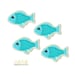 Mini Fish Embroidery Design Small Fish Machine Embroidery - Etsy