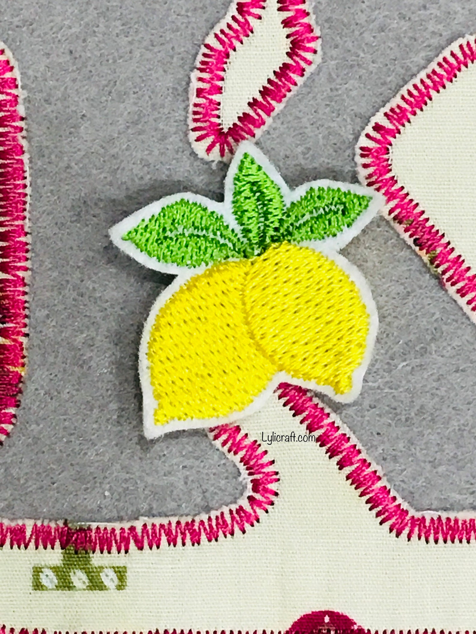 Mini Lemon Embroidery Design Lemons Embroidery Designs | Etsy