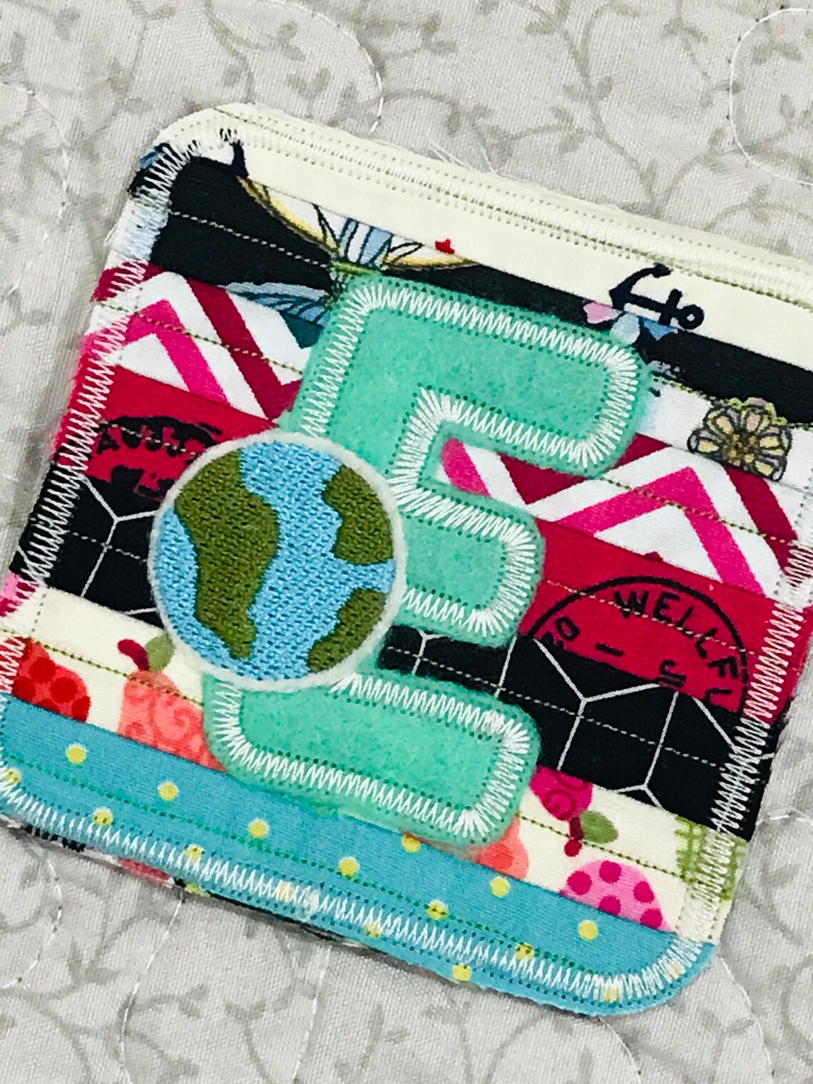 Mini Earth Embroidery Design Earth Machine Embroidery - Etsy