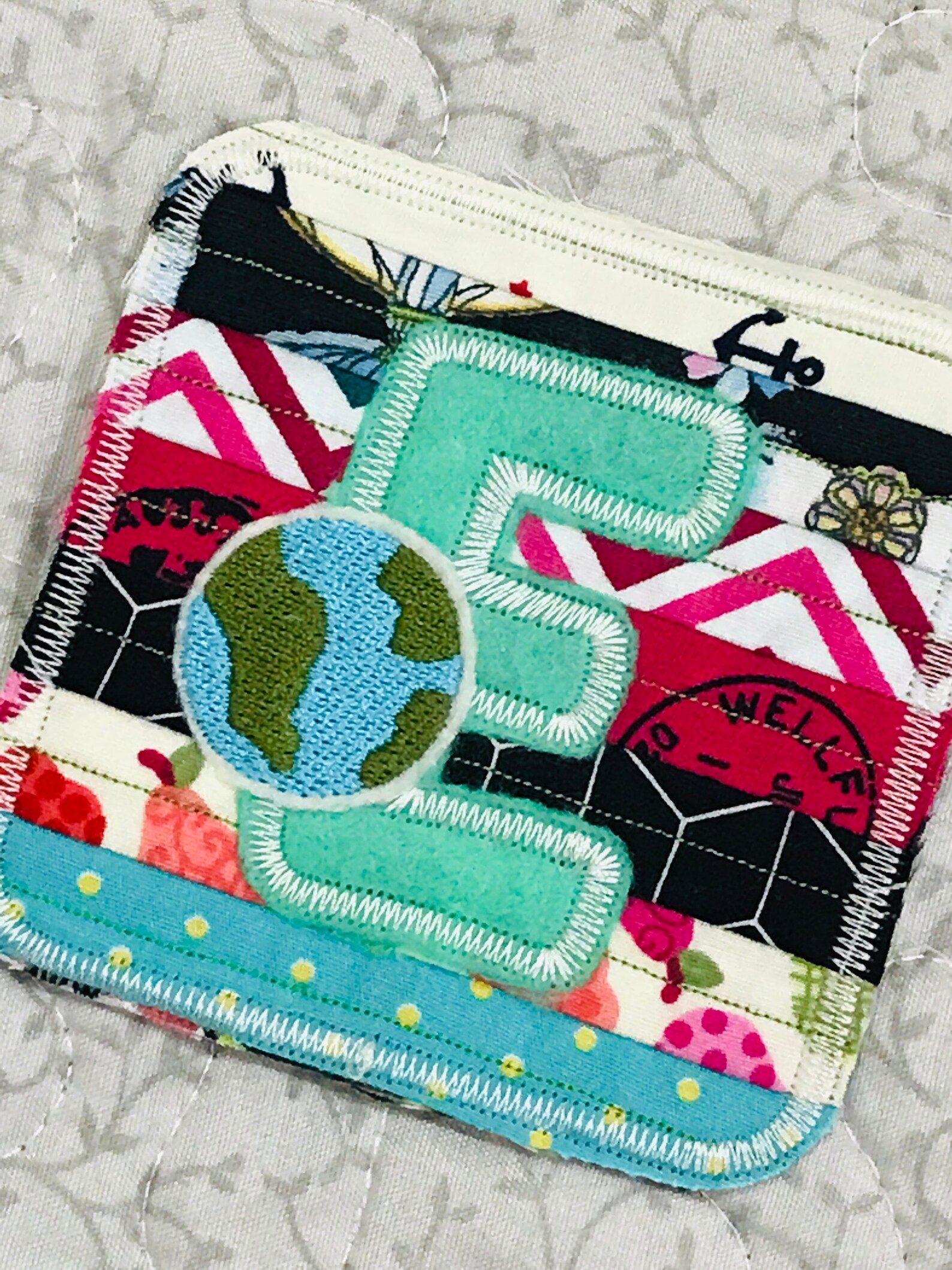 Mini Earth Embroidery Design, Earth Machine Embroidery Designs, Mini ...