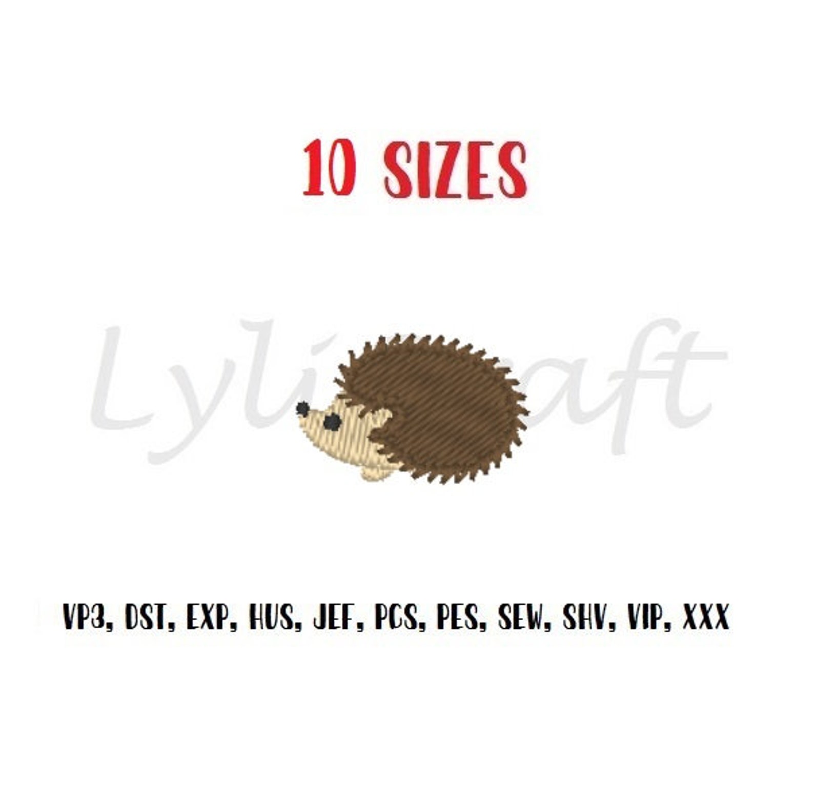 Mini Porcupine Embroidery Design Small Porcupine Machine - Etsy