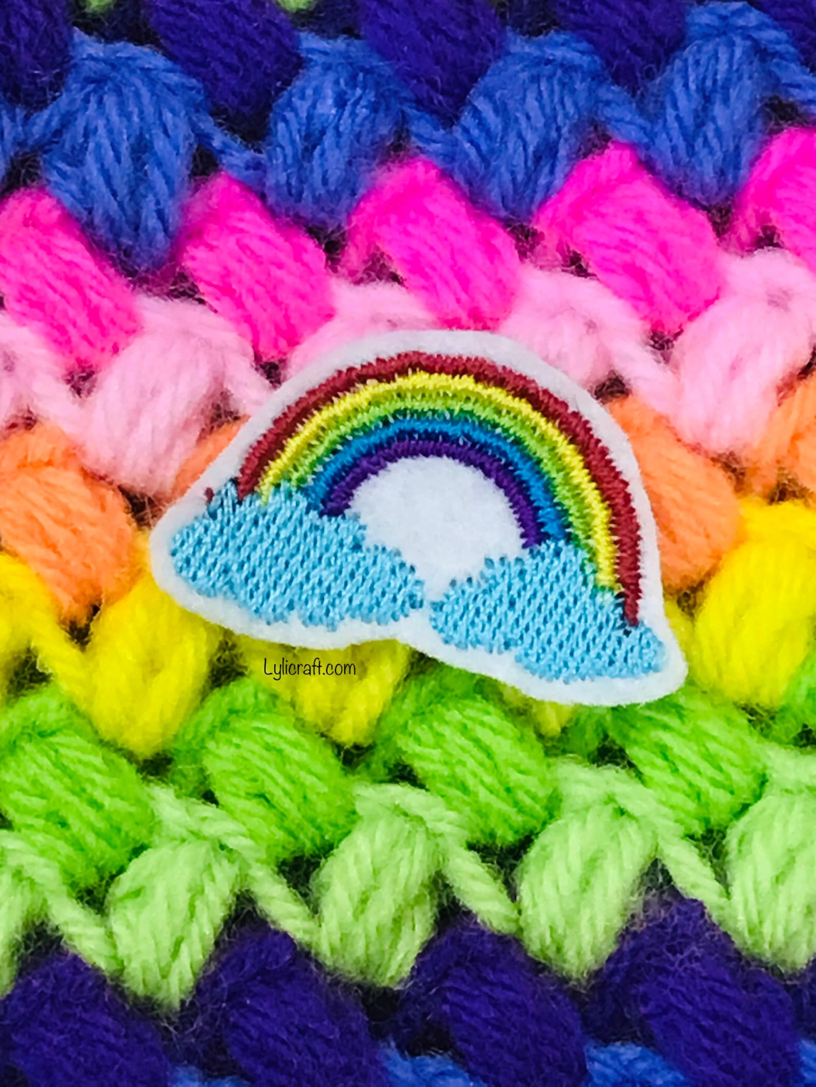 Mini Rainbow Embroidery Design Small Rainbow Machine - Etsy