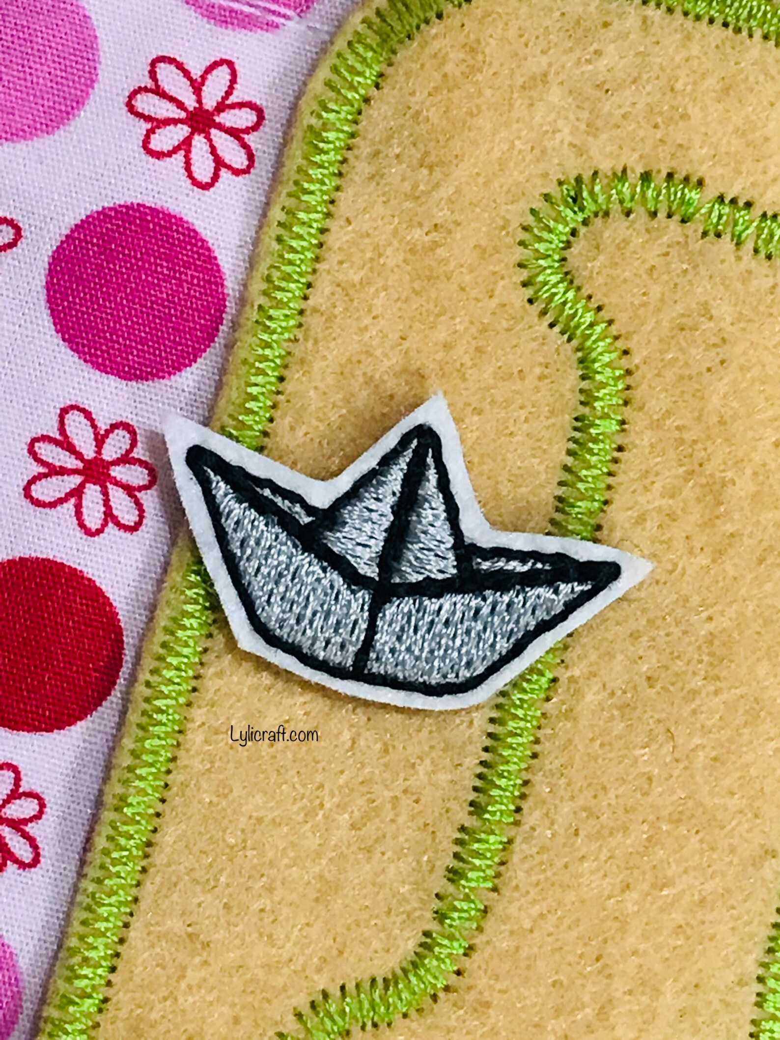 Mini Paper Boat Embroidery Design Small Paper Boat Machine - Etsy