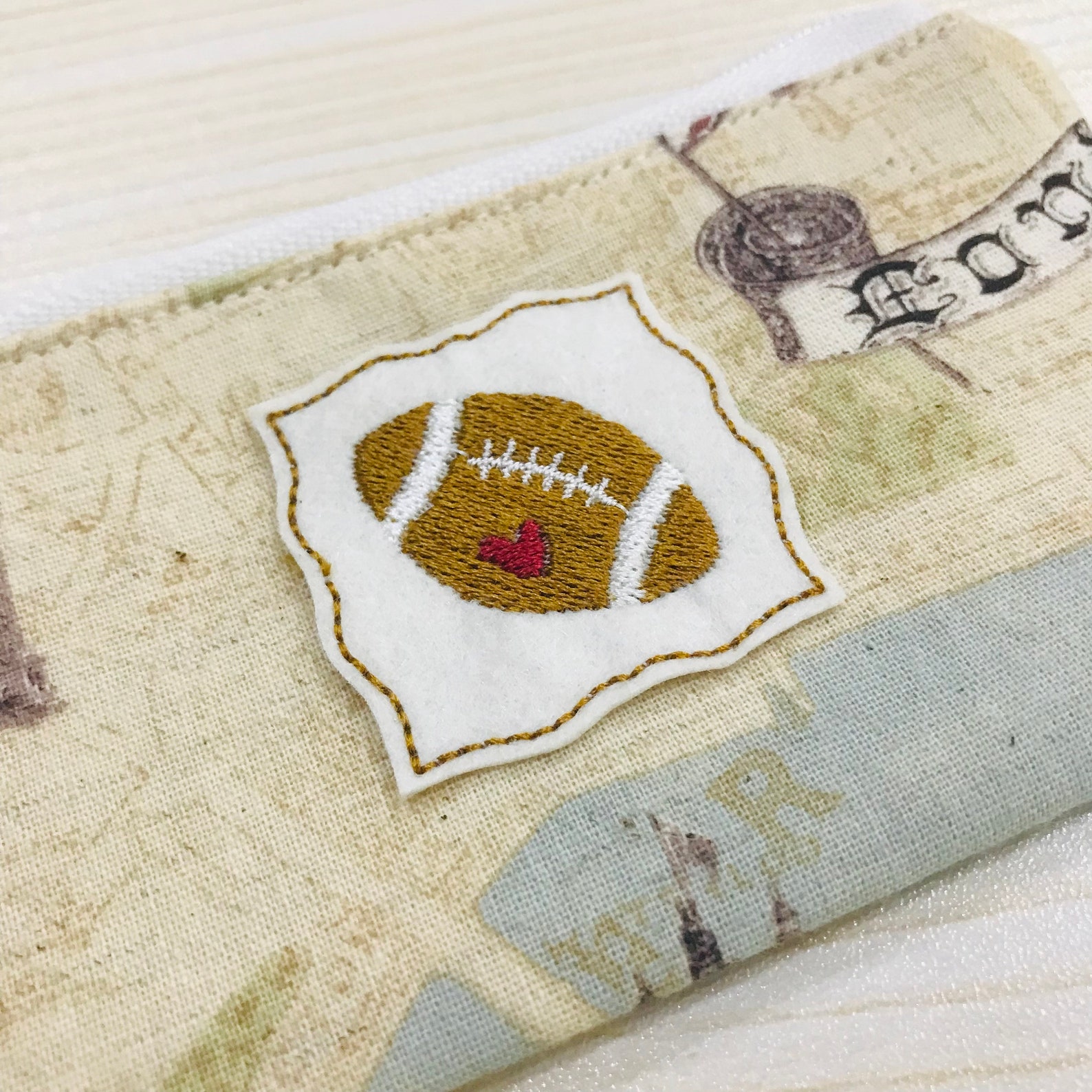 Mini Football Embroidery Design, Small Football Machine Embroidery ...