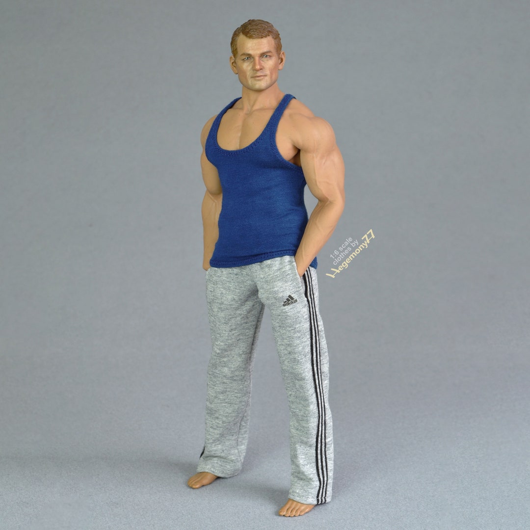 1/6 Scale Navy Blue XXL Tank Top Vest for Phicen / Tbleague M34 M35 and ...