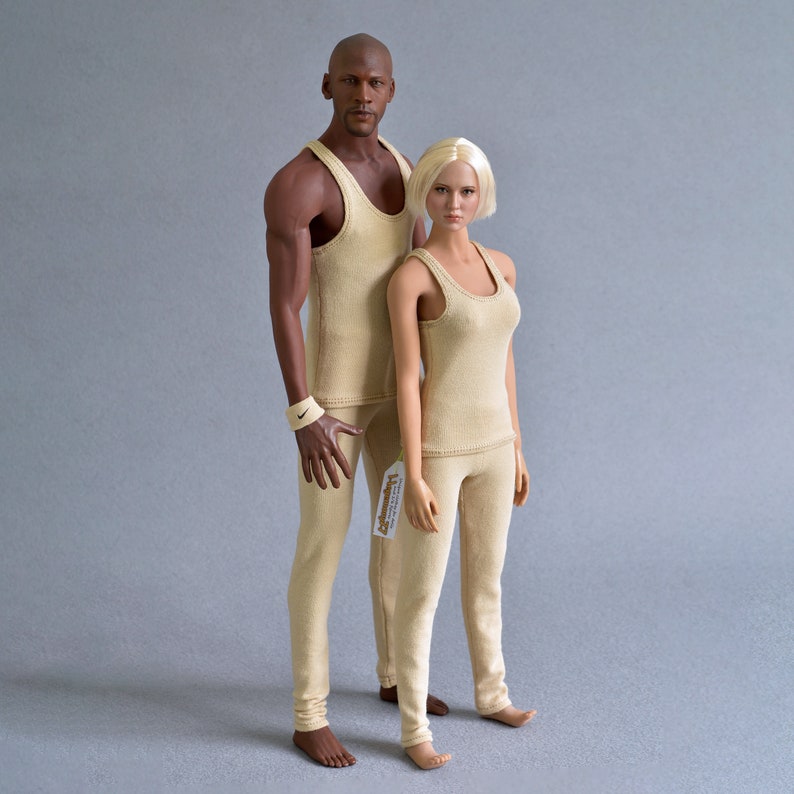 1/ 6th Scale Beige Tank Top for Female Collectable Poseable - Etsy UK