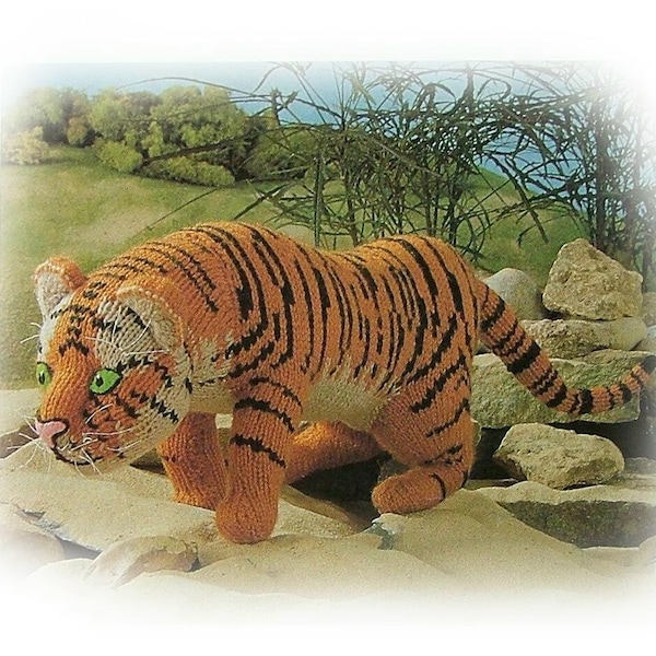 Tiger Knitting Patterns - Etsy