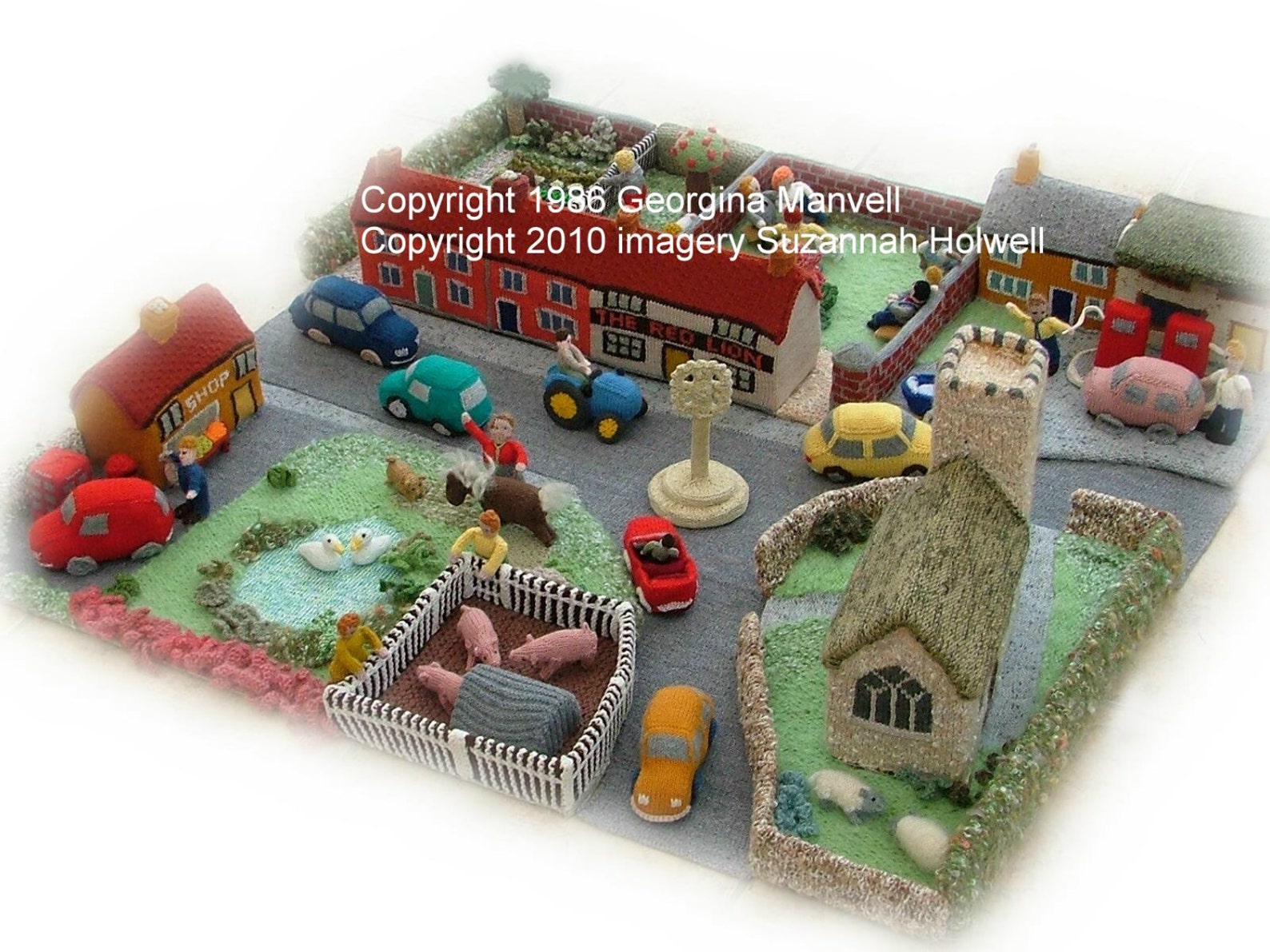 TRACTOR Toy Knitting Pattern by Georgina Manvell - Etsy