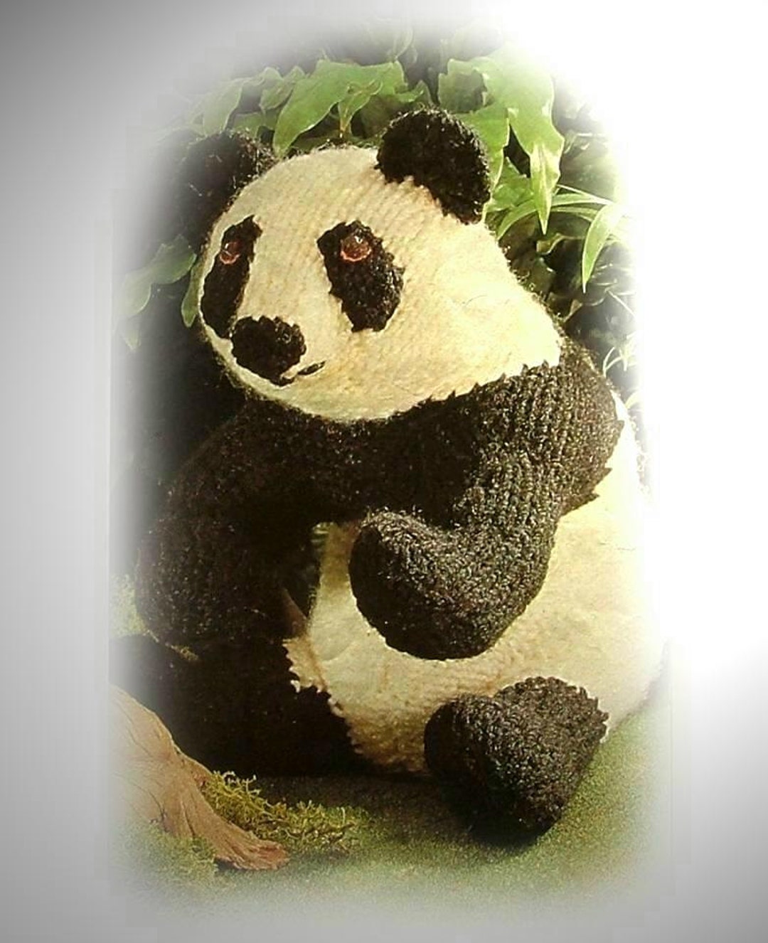 GIANT PANDA Knitting Pattern by Georgina Manvell Pdf Download - Etsy