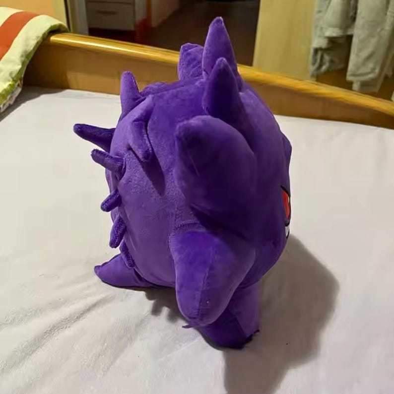 Angry Gengar Plushie, Cartoon Plush Toy, Soft Stuffed Kids Gifts - Etsy