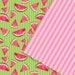 Watermelon Digital Paper - Hand Painted Watercolor Watermelon, Summer ...