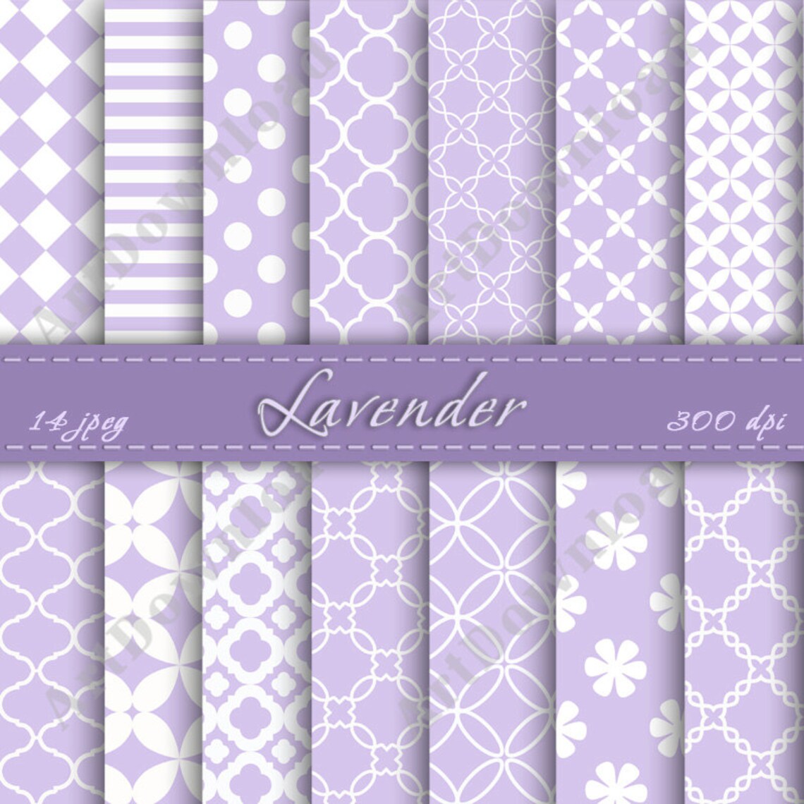 Lavender Digital Paper Scrapbooking Paper Digital Scrapbook - Etsy