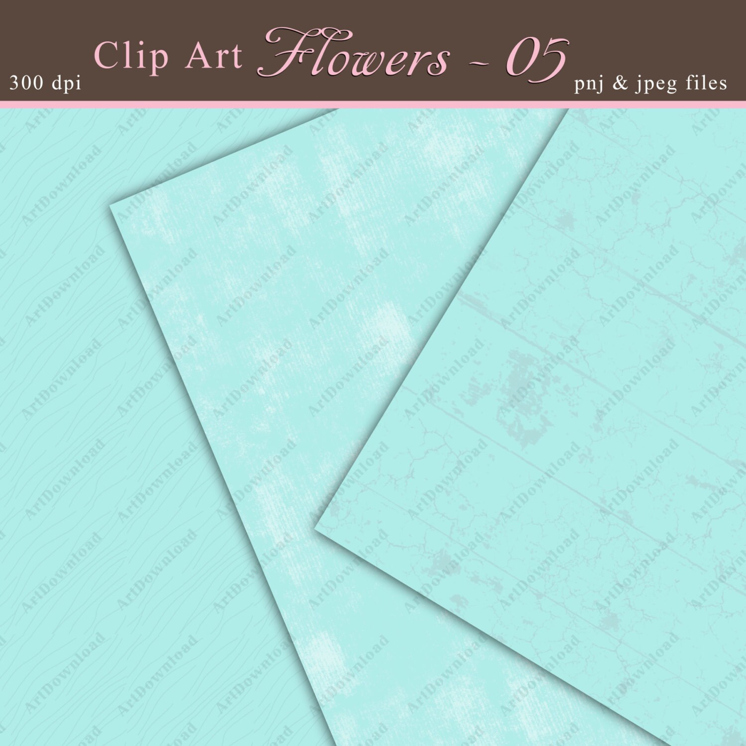 Floral Clip Art Digital Flowers Apple blossoms Wedding | Etsy