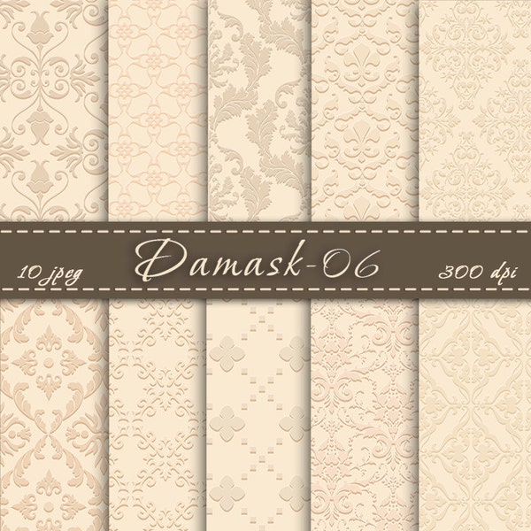 Damask Background - Etsy
