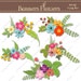 Banners Flowers - Clip Art Banner, Floral Frames, Digital Banners, Clip ...