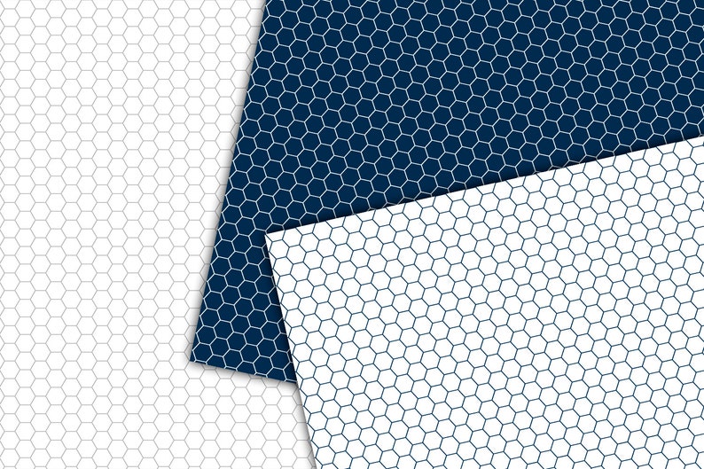 Honeycomb Digital Paper Honeycomb Pattern Hexagonal Digital - Etsy