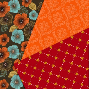 Autumn Digital Scrapbooking Paper, Fall Digital Paper, Digital ...