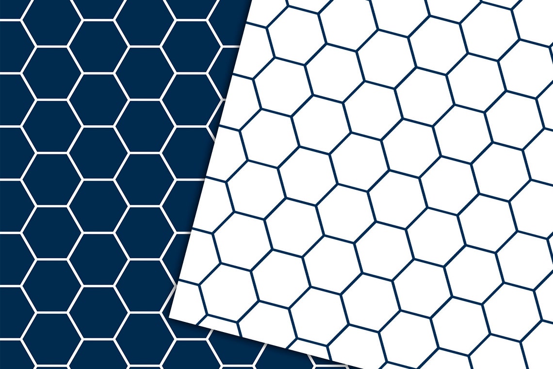 Honeycomb Digital Paper Honeycomb Pattern Hexagonal Digital - Etsy