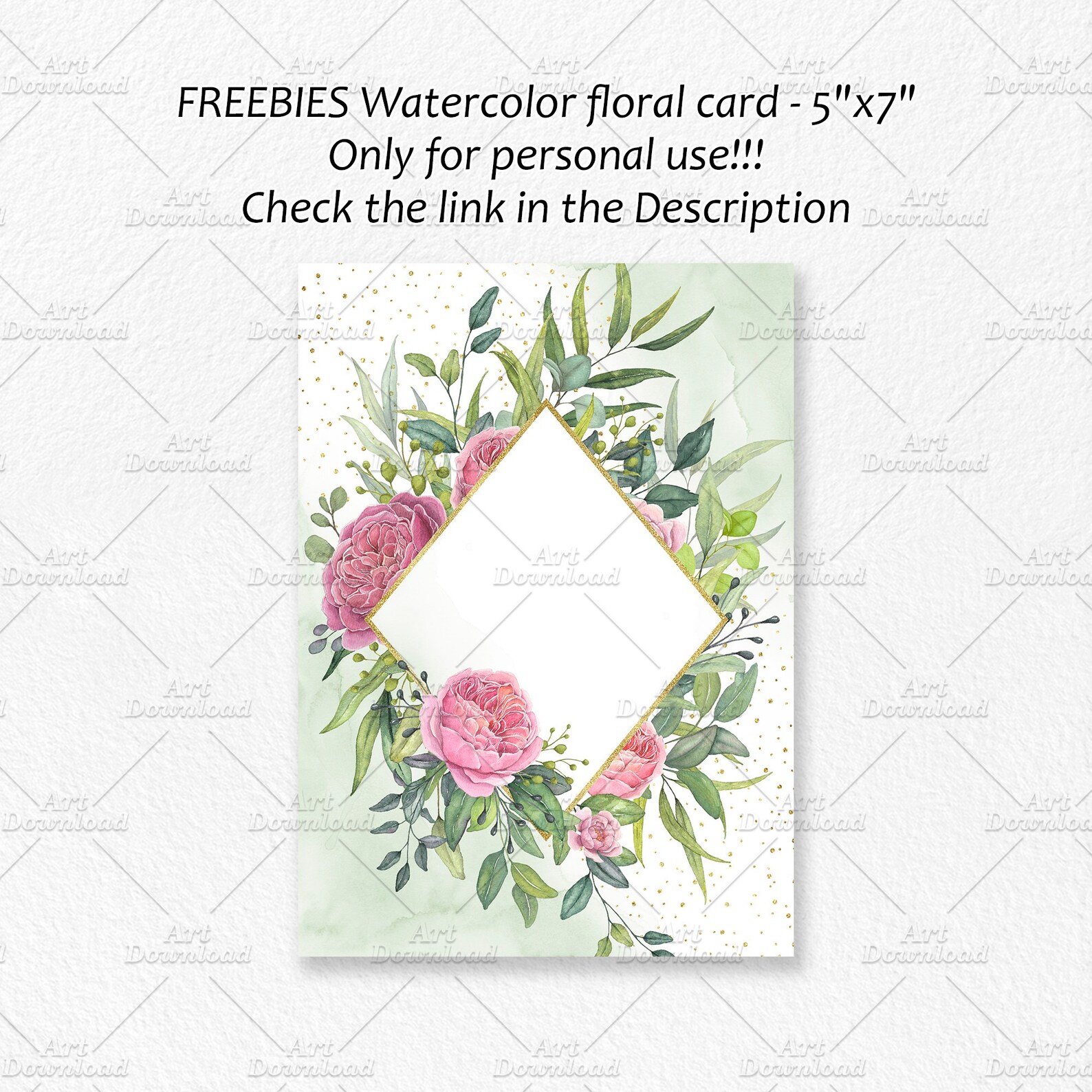 Floral Frames Clip Art Geometric Digital Flower Frame | Etsy