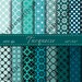 Turquoise Digital Paper Digital Scrapbooking Digital - Etsy