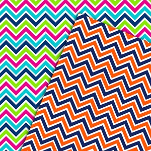 INSTANT DOWNLOAD Multicolored Chevron, Zig Zag Digital Paper, Chevron ...