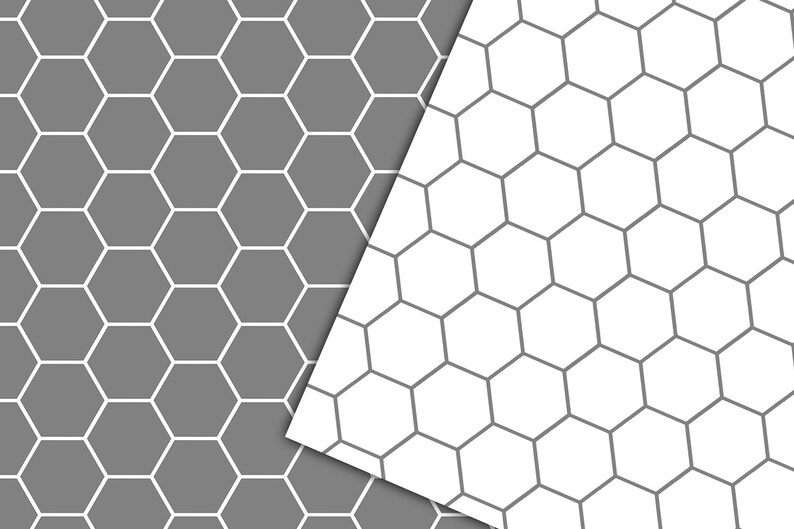 Honeycomb Digital Paper Honeycomb Pattern Hexagonal Digital - Etsy