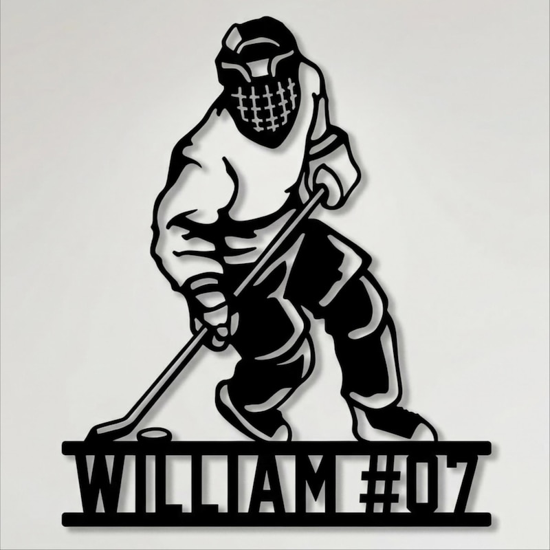 Metal Hockey Signs - Etsy