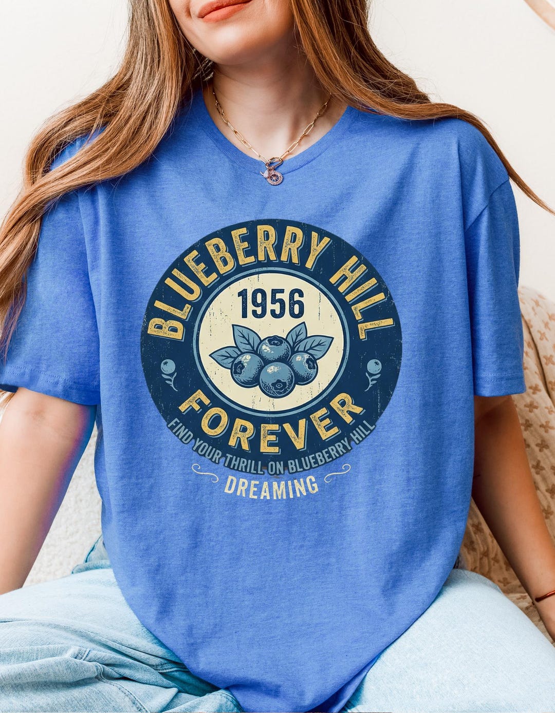 Blueberry Hills Record Store Shirt, 50s 60s 70s Vintage Retro Art Tee ...