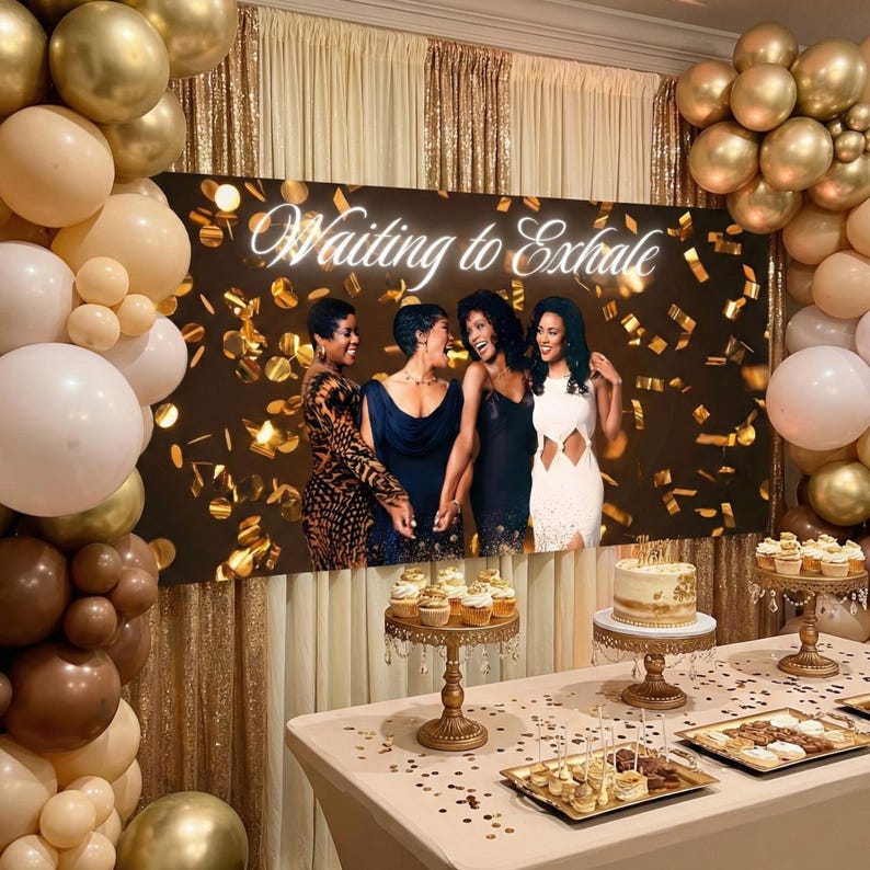 Waiting to Exhale Event Banner, Print Ready, Digital Download, 72 X 36 ...