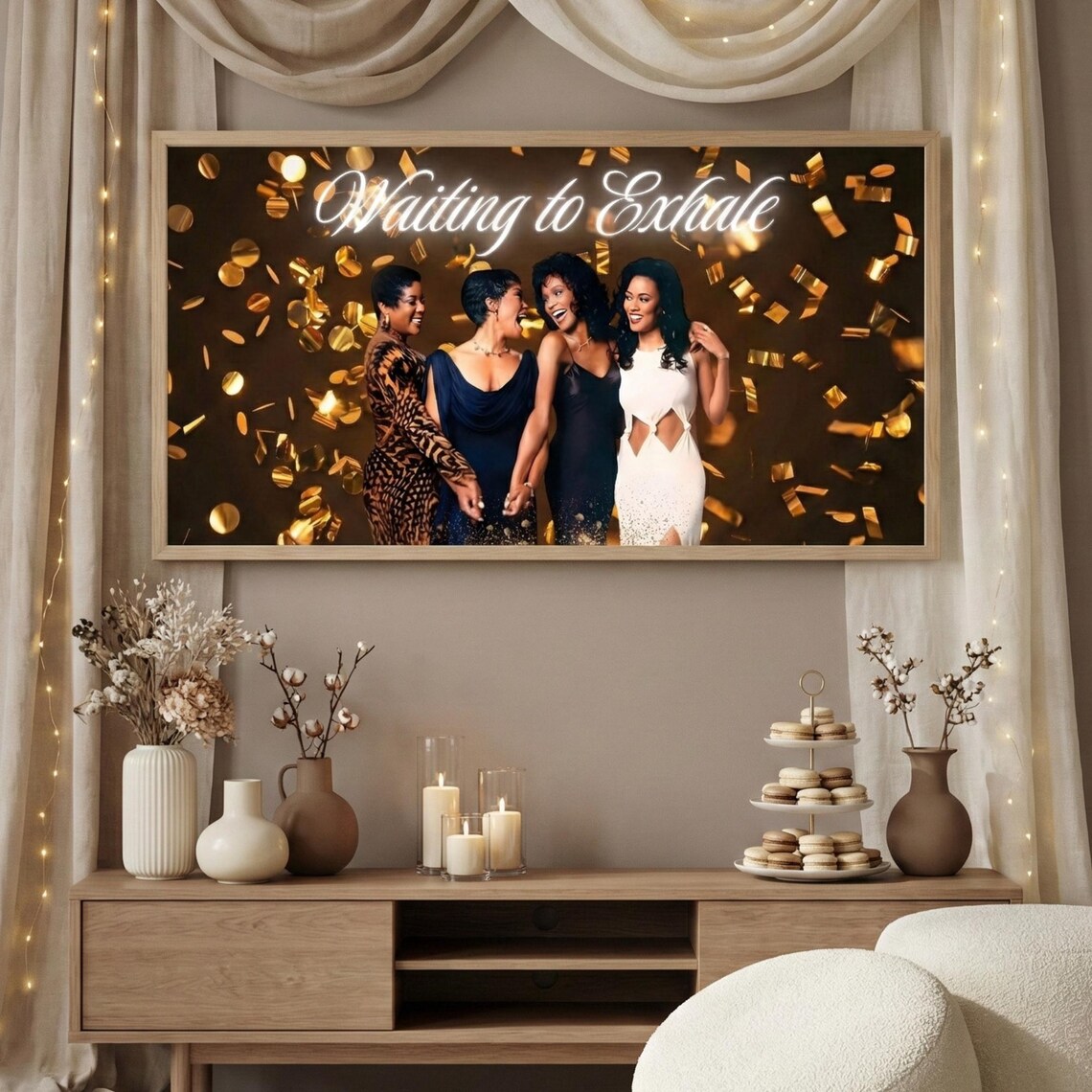 Waiting to Exhale Event Banner, Print Ready, Digital Download, 72 X 36 ...