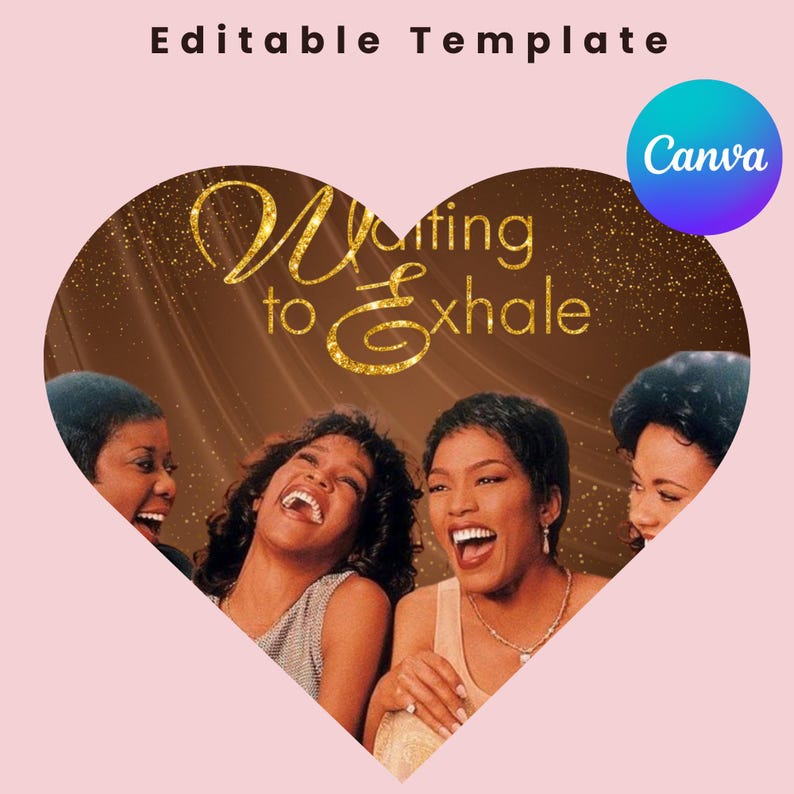 Waiting to Exhale Cake Topper & Strips | Wrap Around Cake | Burn Away ...