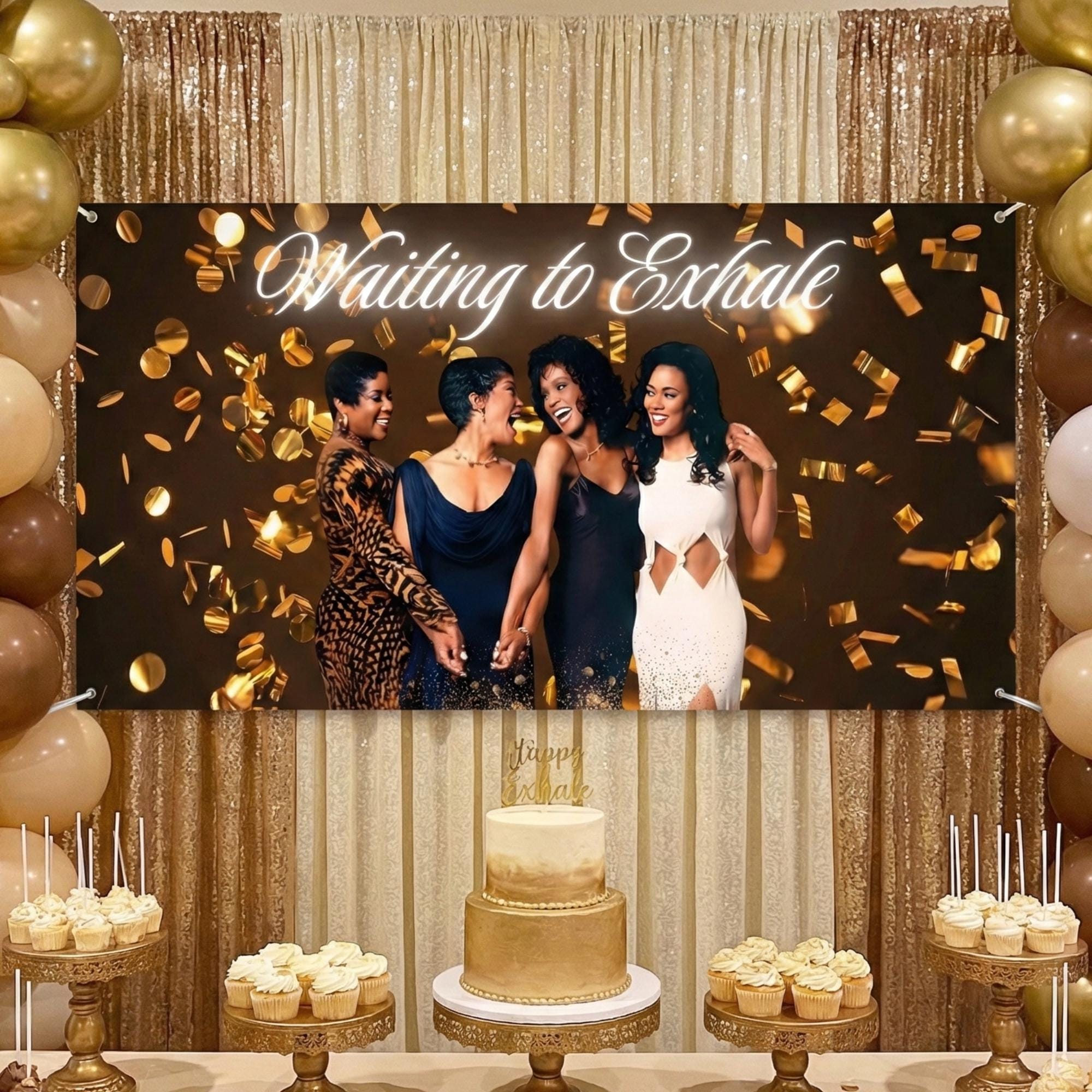 Waiting to Exhale Event Banner, Print Ready, Digital Download, 72 X 36 ...