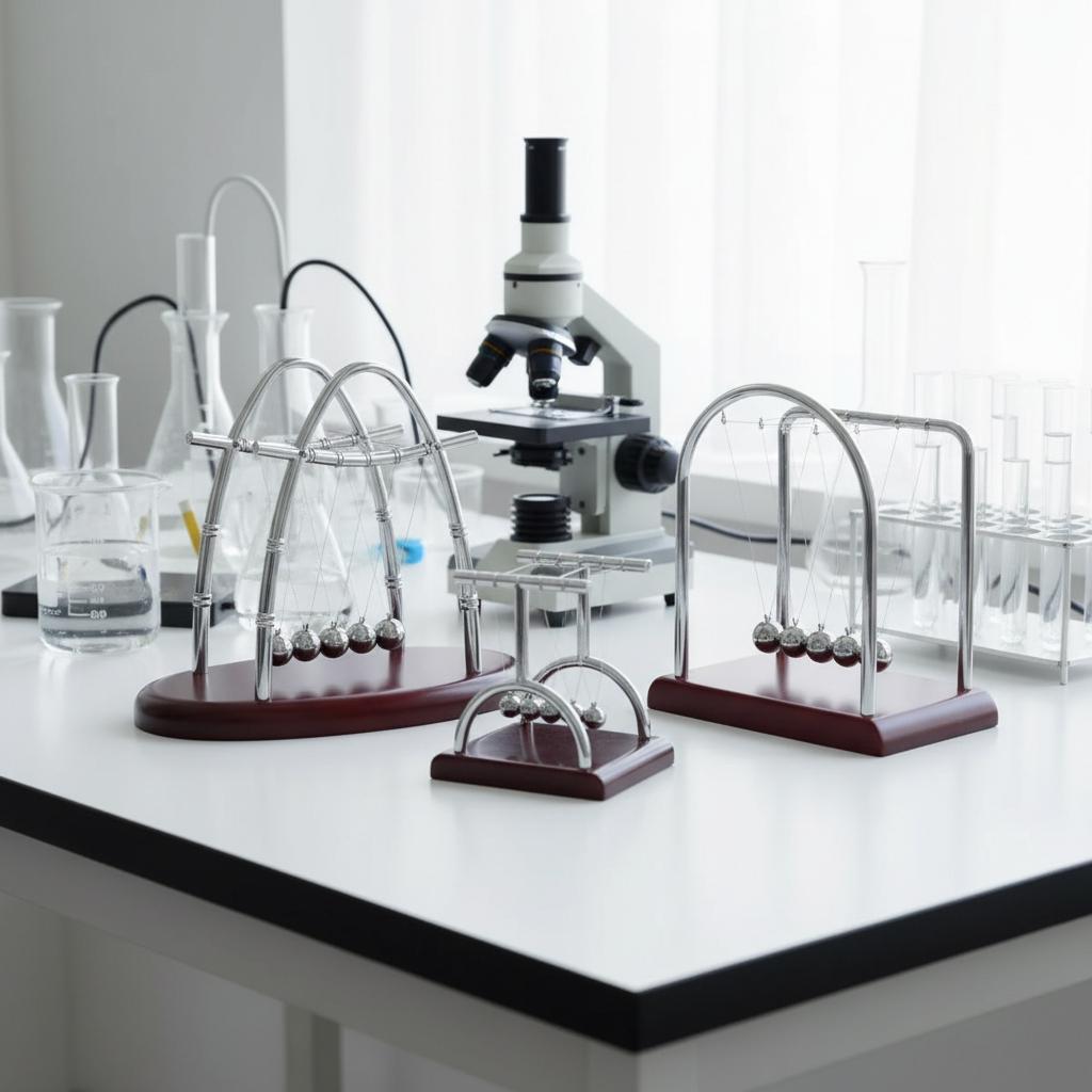 Newton's Cradle – Steel Balance Balls, Physics Desk Toy - Etsy