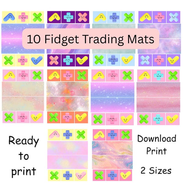 Fidget Trading Board Printable - Etsy UK
