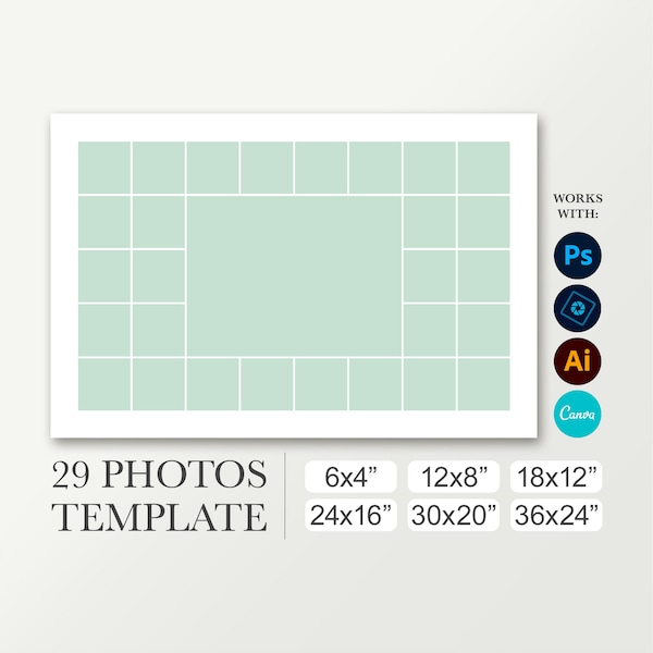 Photo Collage 12x18 - Etsy