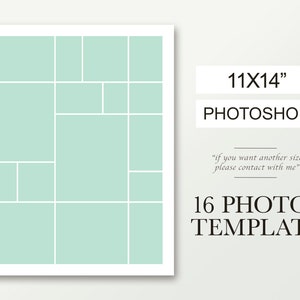 11x14 Photo Collage Template, Digital Storyboard for Photographers ...
